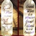 Scary Ghost Face-halloween-lighted Wine Bottle-gift-home Décor ...
