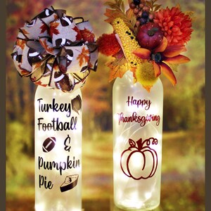 Turkey Football & Pumpkin Pie-autumn-fall-thanksgiving-football-lighted ...