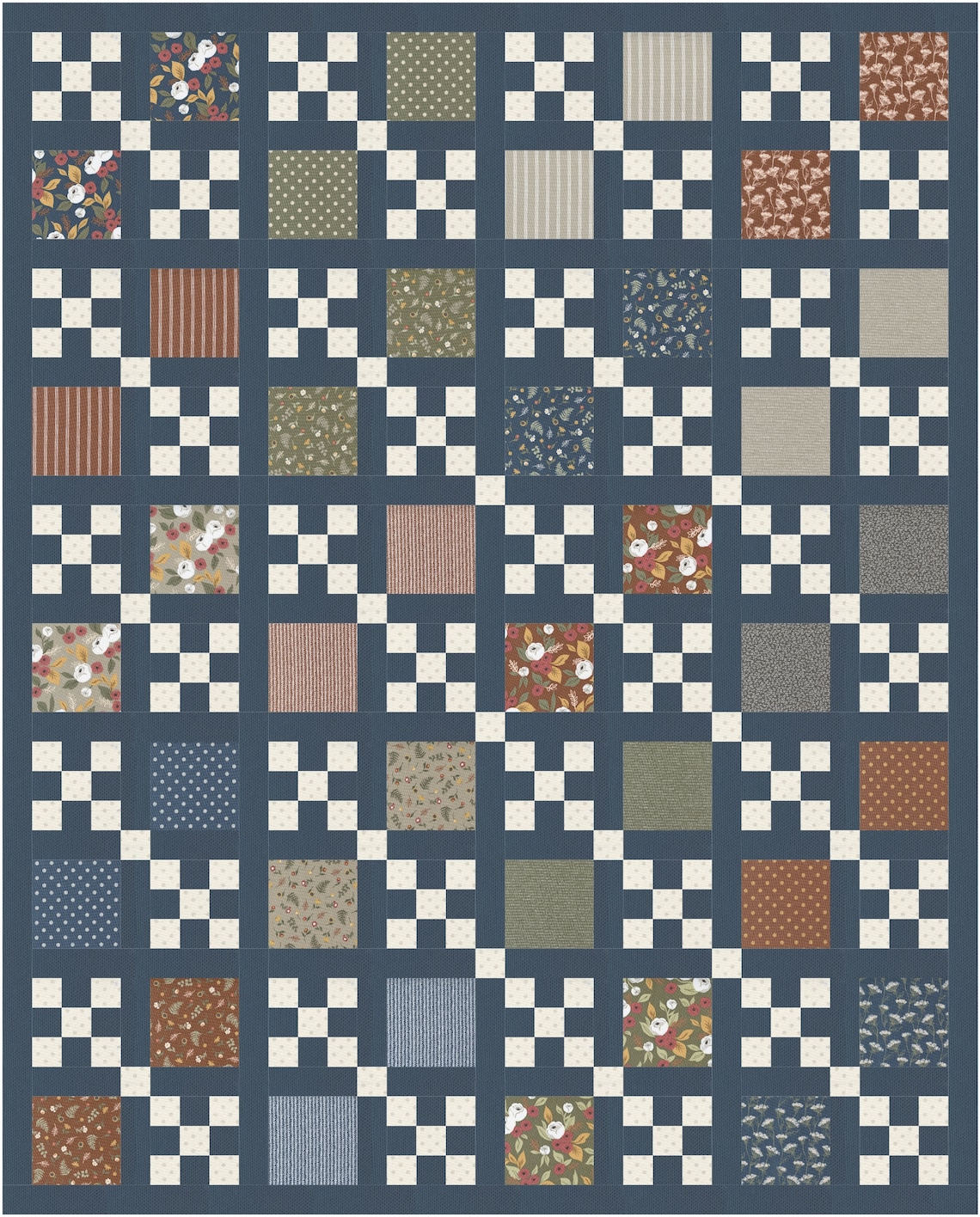 Weekender Quilt Pattern - PDF Download |pre-cut Friendly, Fat Eighths ...