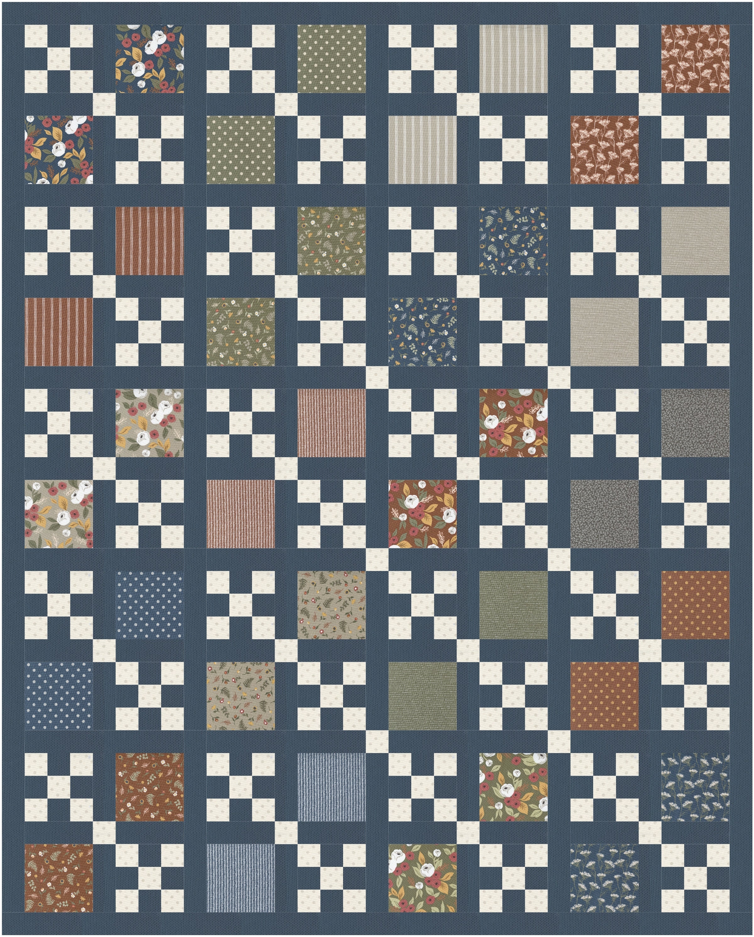Weekender Quilt Pattern - PDF Download |pre-cut Friendly, Fat Eighths ...