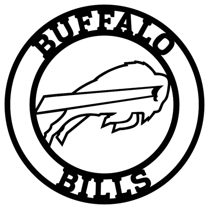 Custom Round Buffalo Bills Metal Sign | Etsy