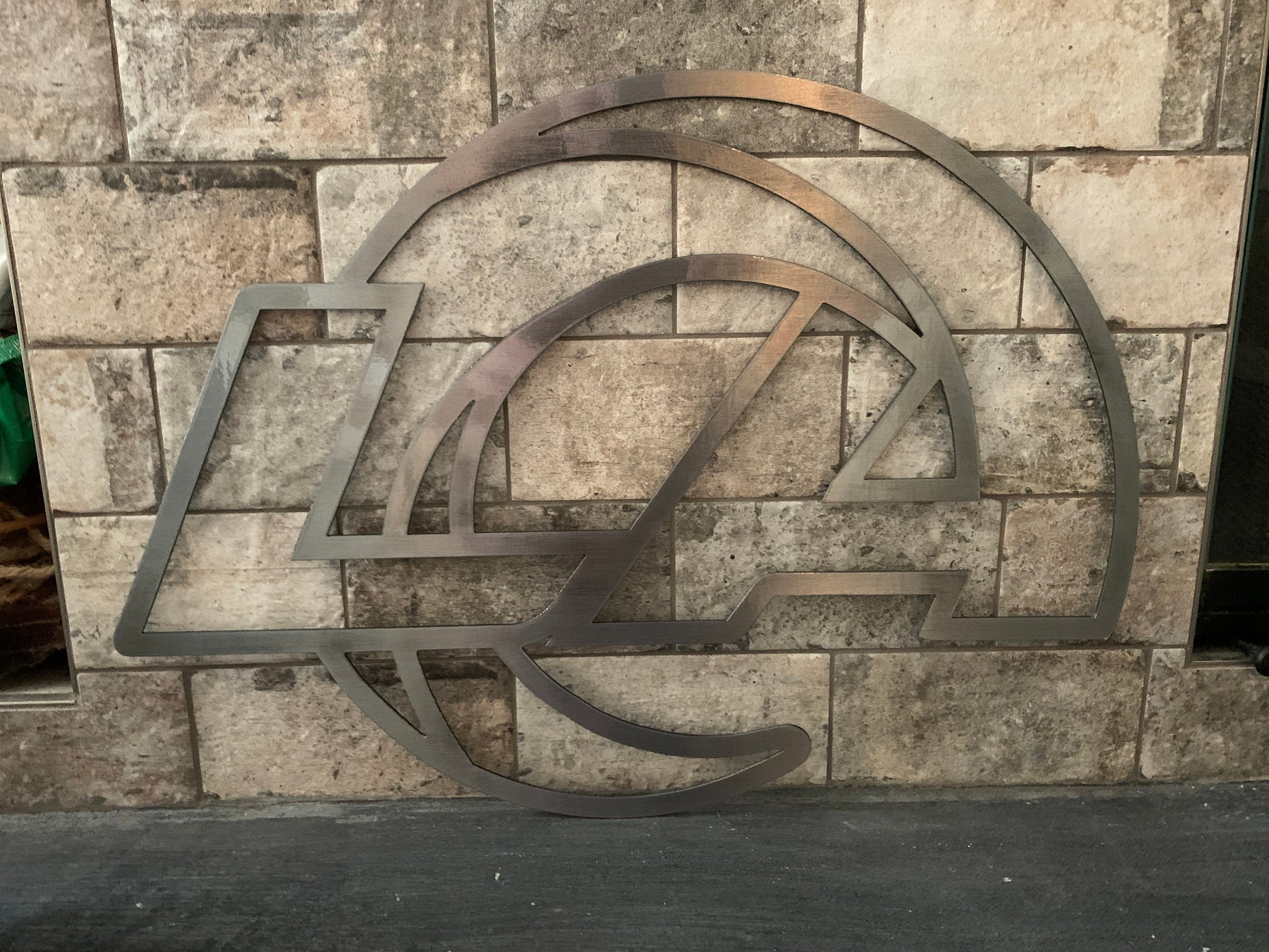 Custom LA Rams Round Metal Sign - Etsy