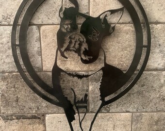 Boston Terrier Metal Sign - Etsy