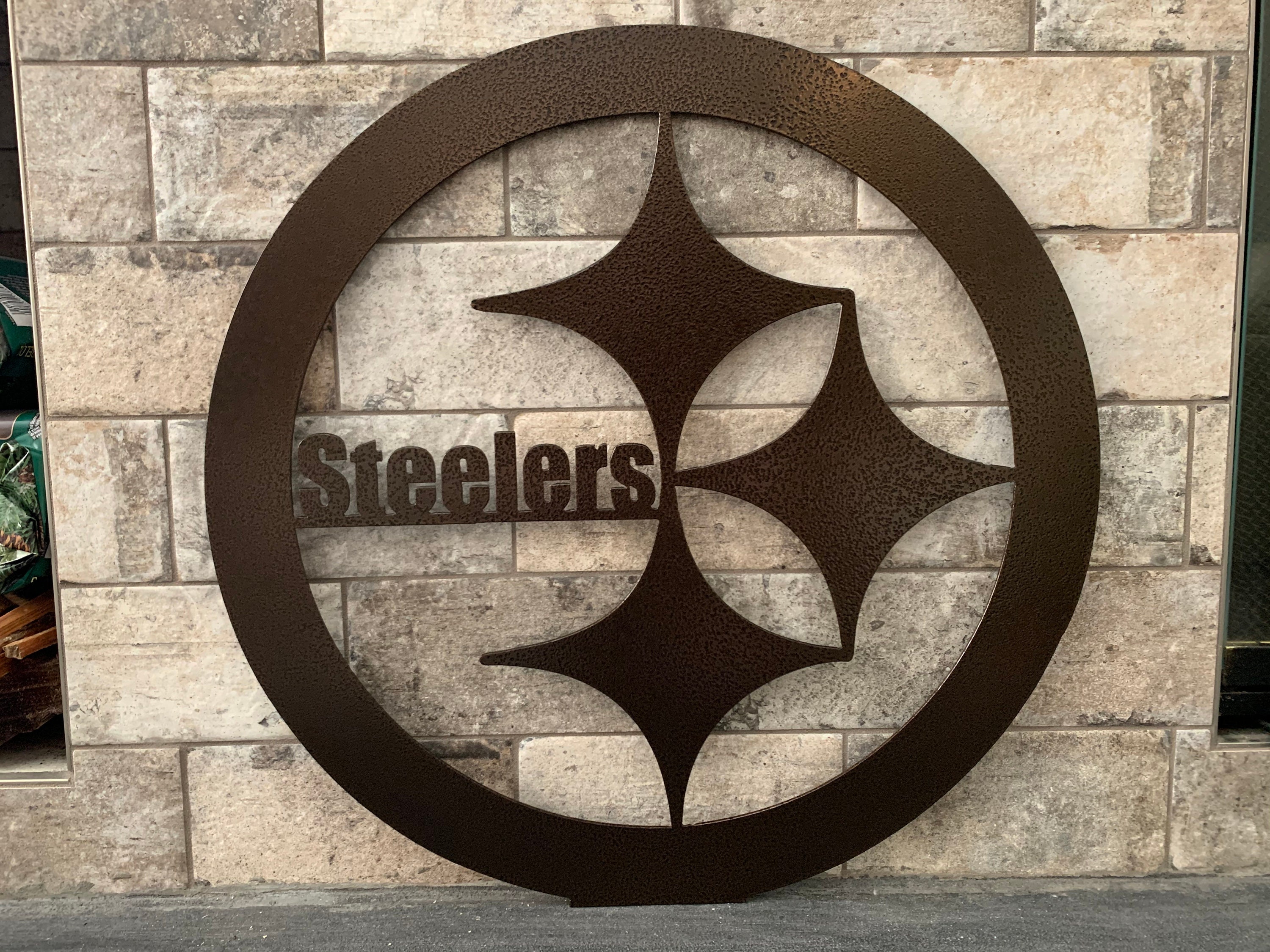 Custom 30 Inch Pittsburgh Steelers Metal Sign | Etsy