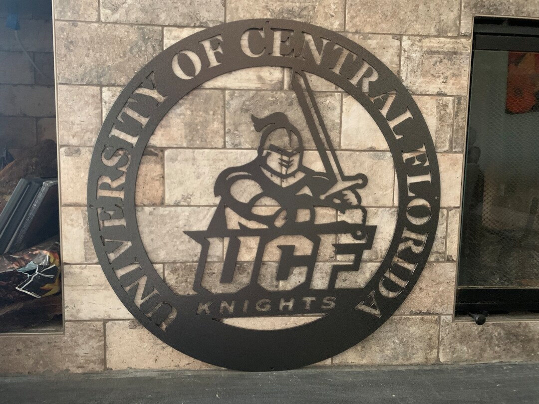 Metal UCF Knight Round Sign - Etsy