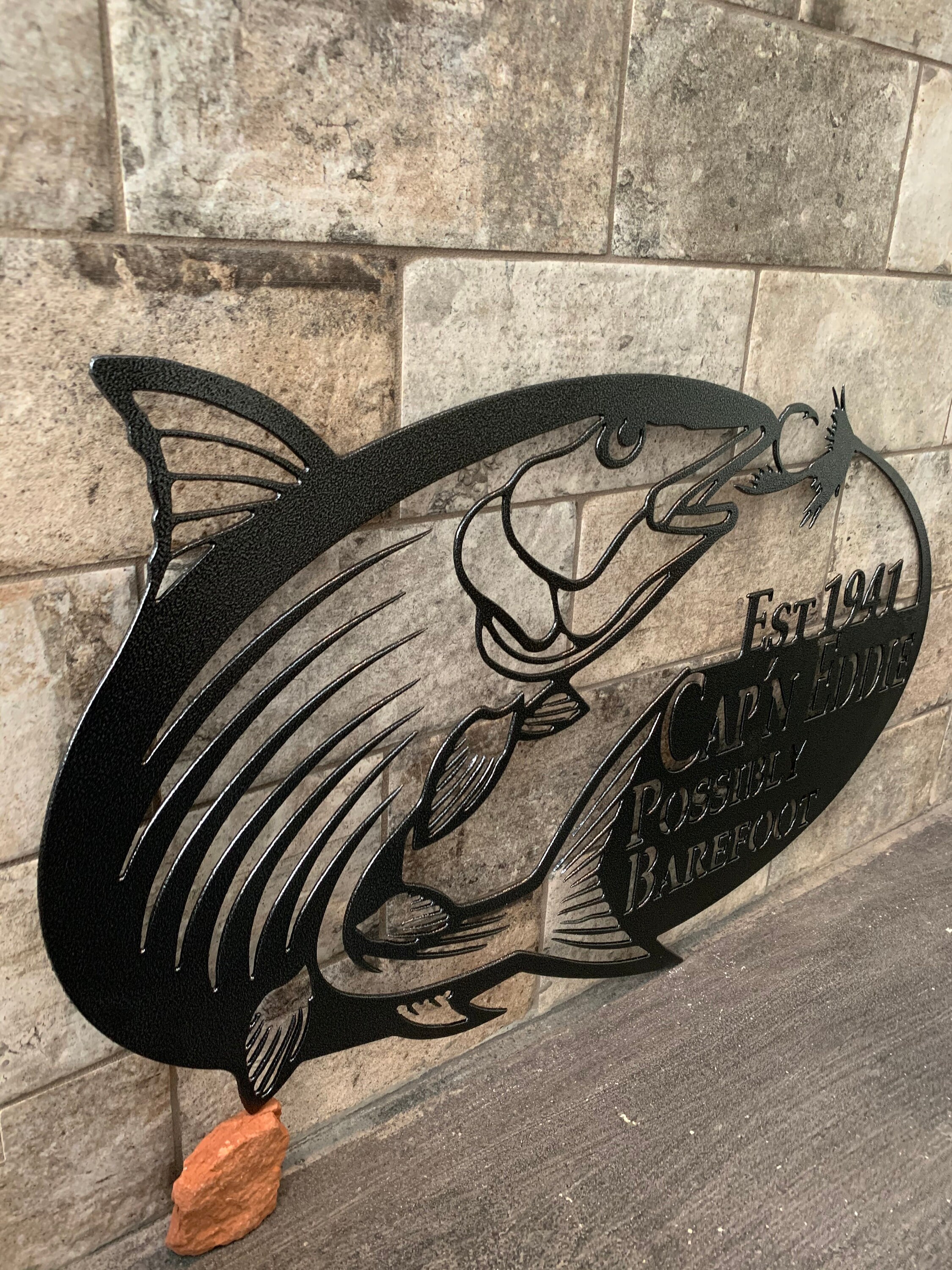 Custom Bonefish Sign Stainless Steel | Etsy