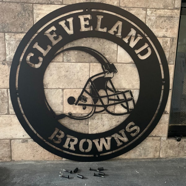Cleveland Browns Helmet Sign - Etsy