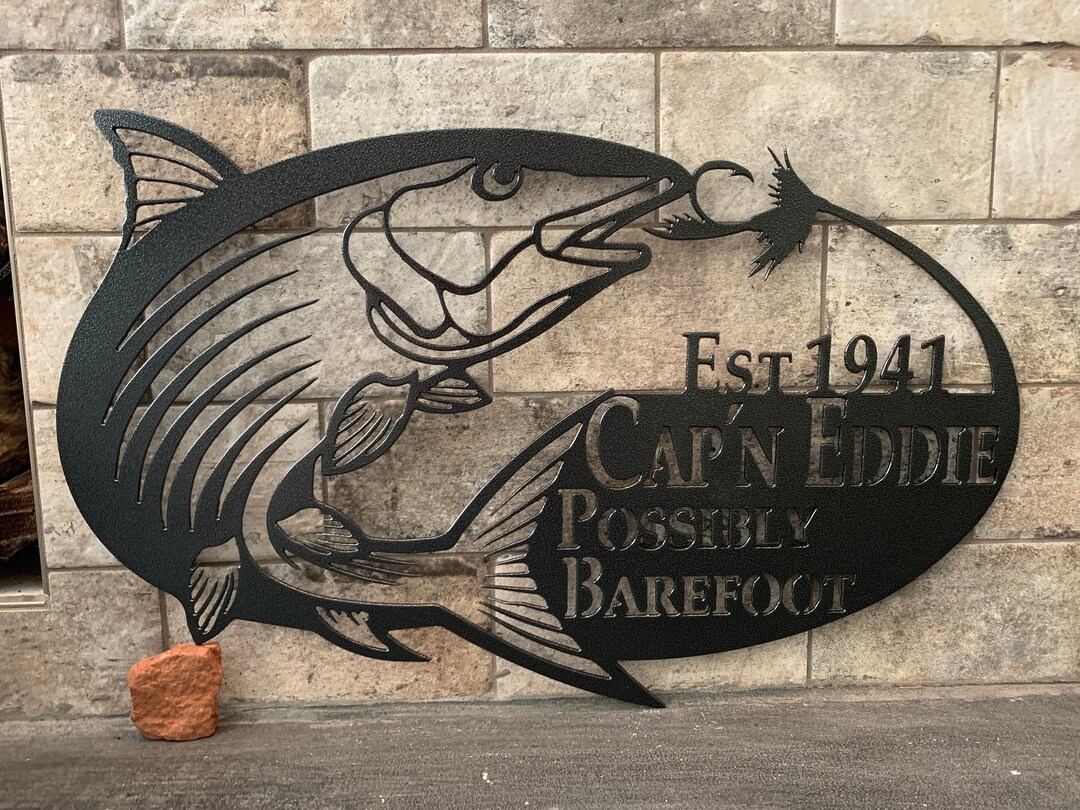 Custom Bonefish Sign stainless Steel - Etsy