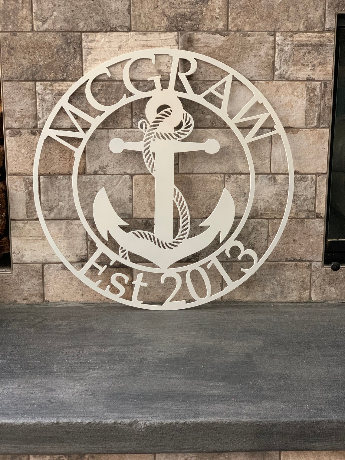 Custom Mahi Mahi Last Name and Establish Year Sign | Etsy