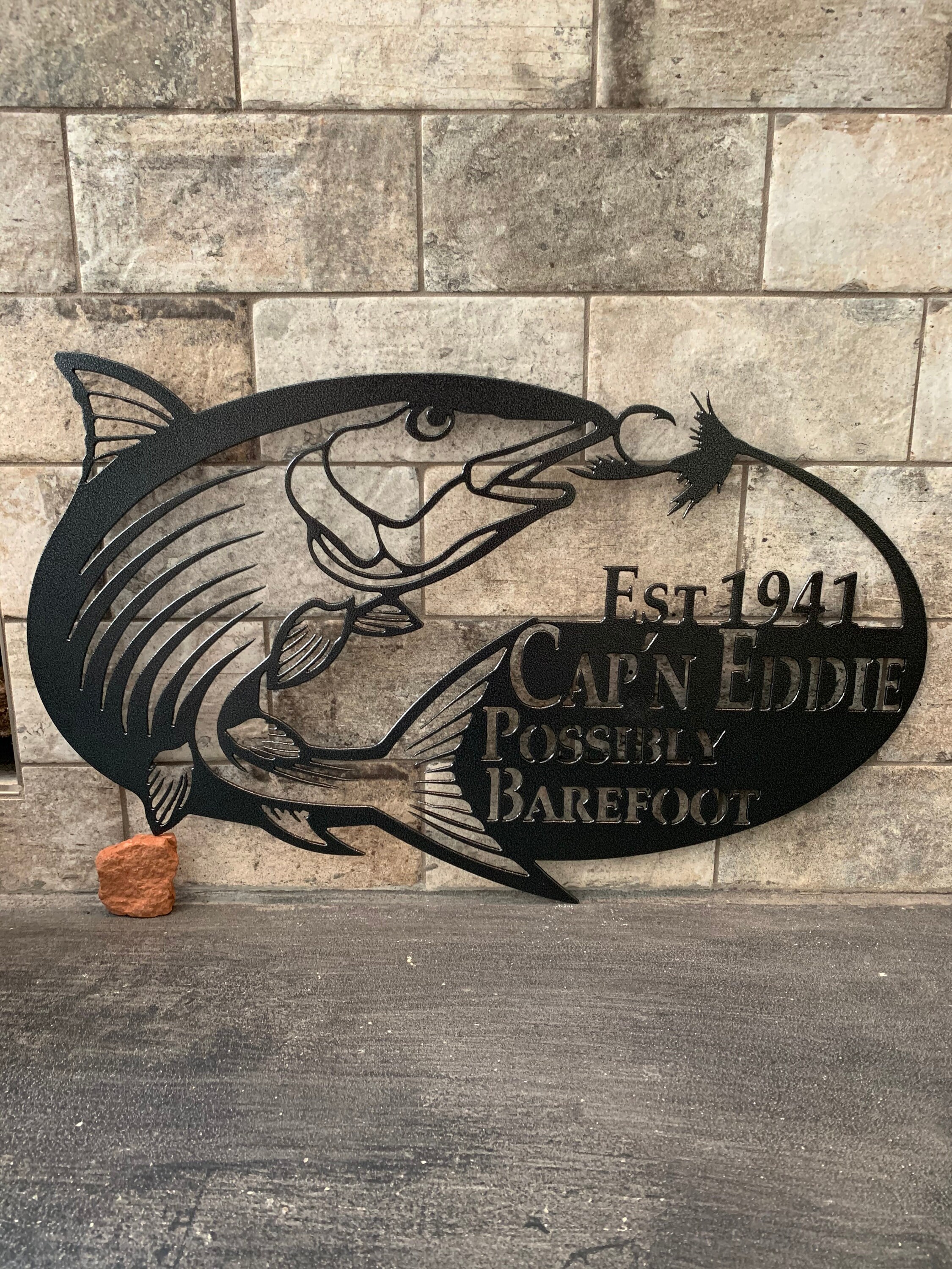Custom Bonefish Sign Stainless Steel | Etsy