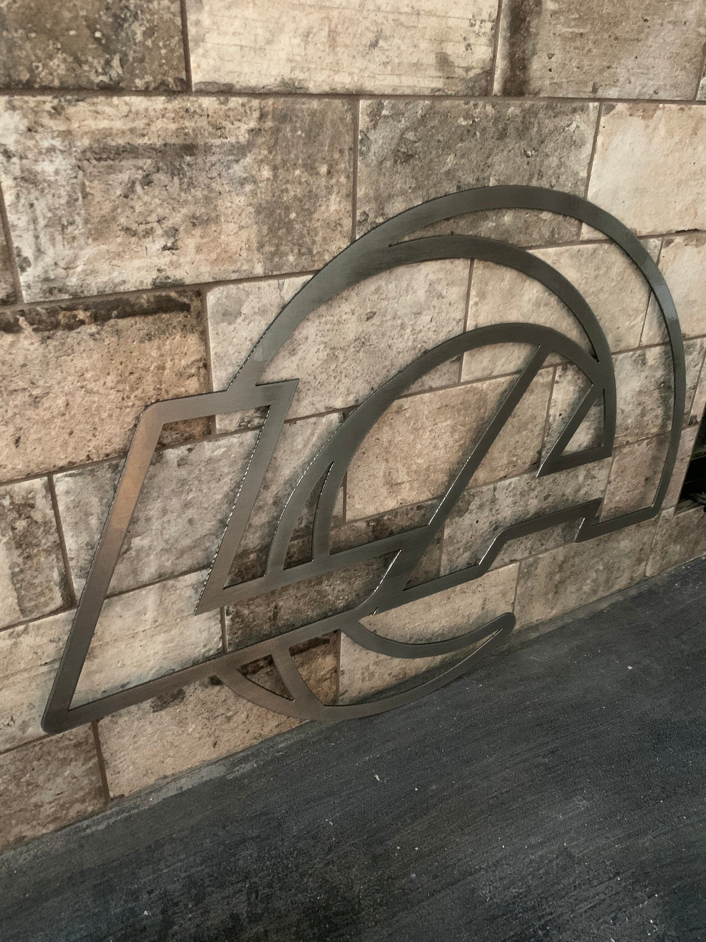 Custom LA Rams Round Metal Sign | Etsy