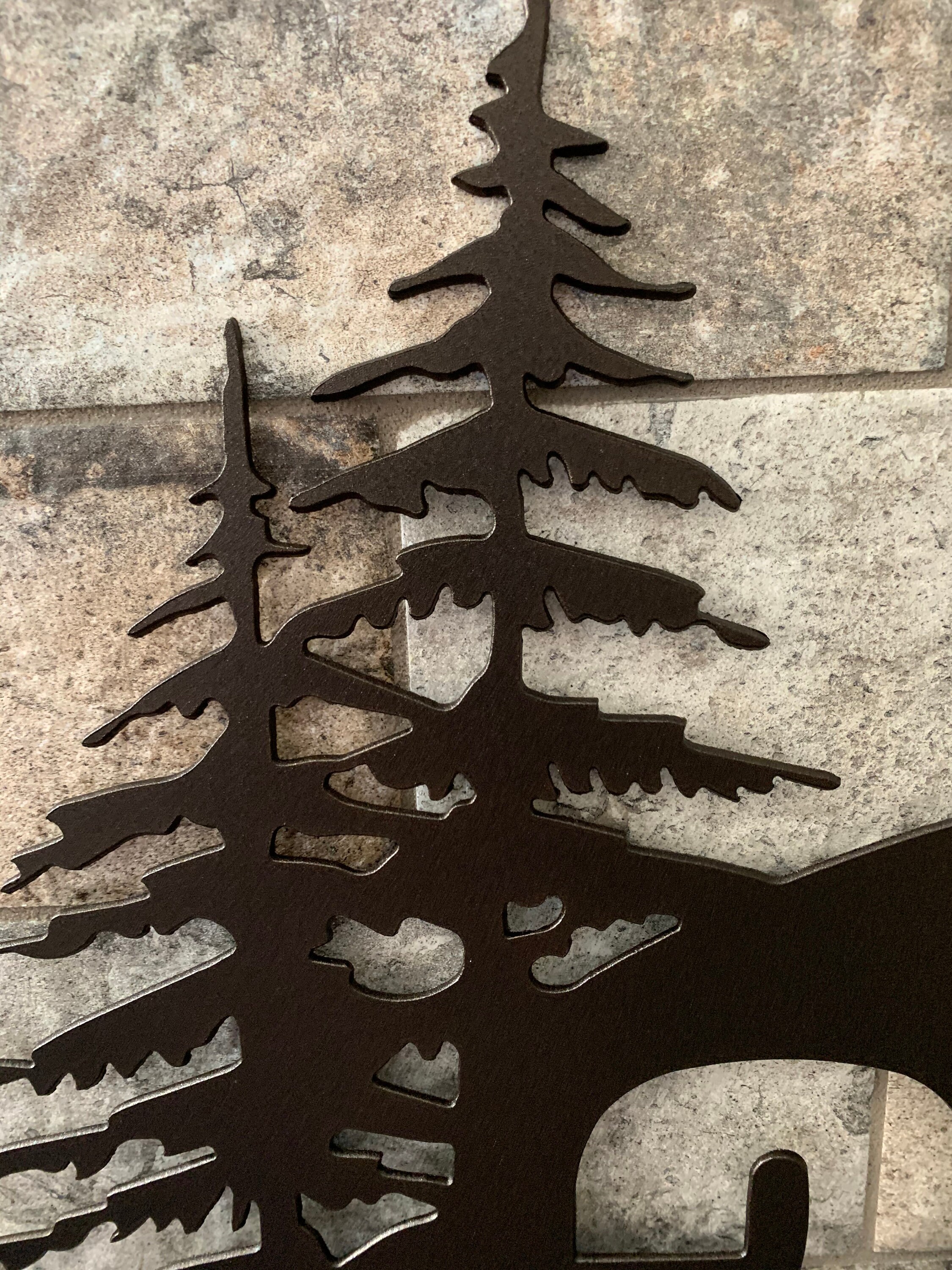 Custom Pine Woods Address Sign - Etsy