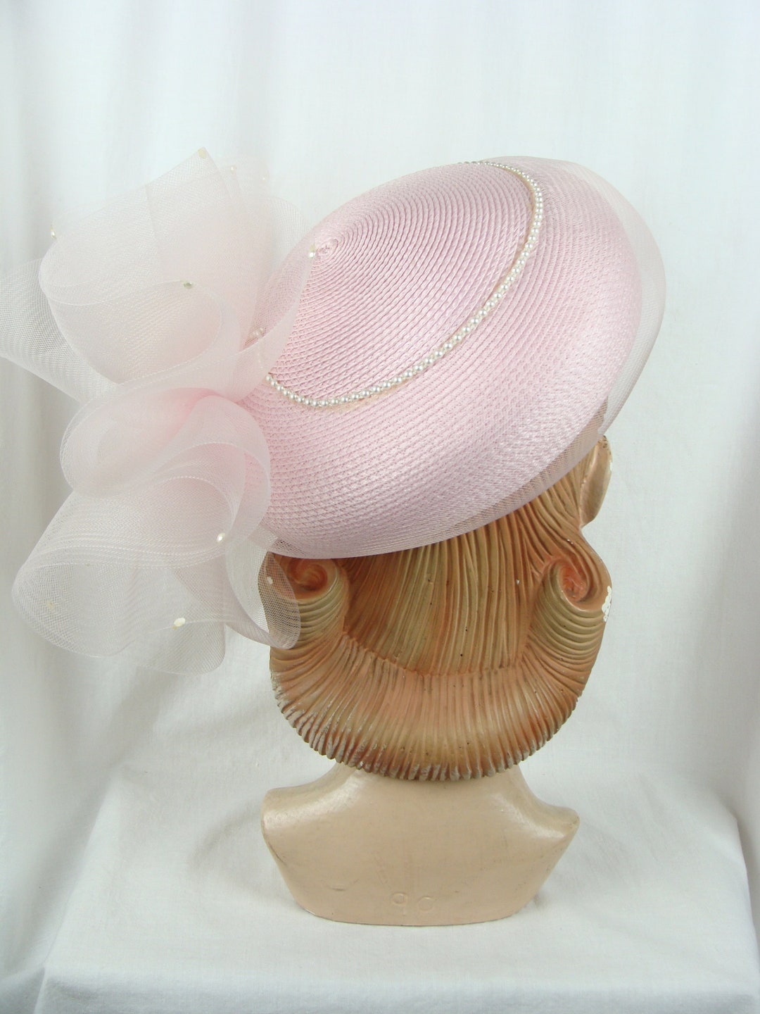 Vintage Statement Hat 60s Designed by Sylvia New York St Louis Pink ...