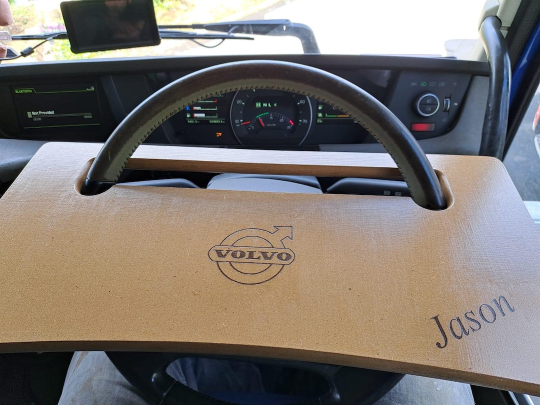 Ideal for Father's Day Personalised Truck Steering Wheel Tray Table ...