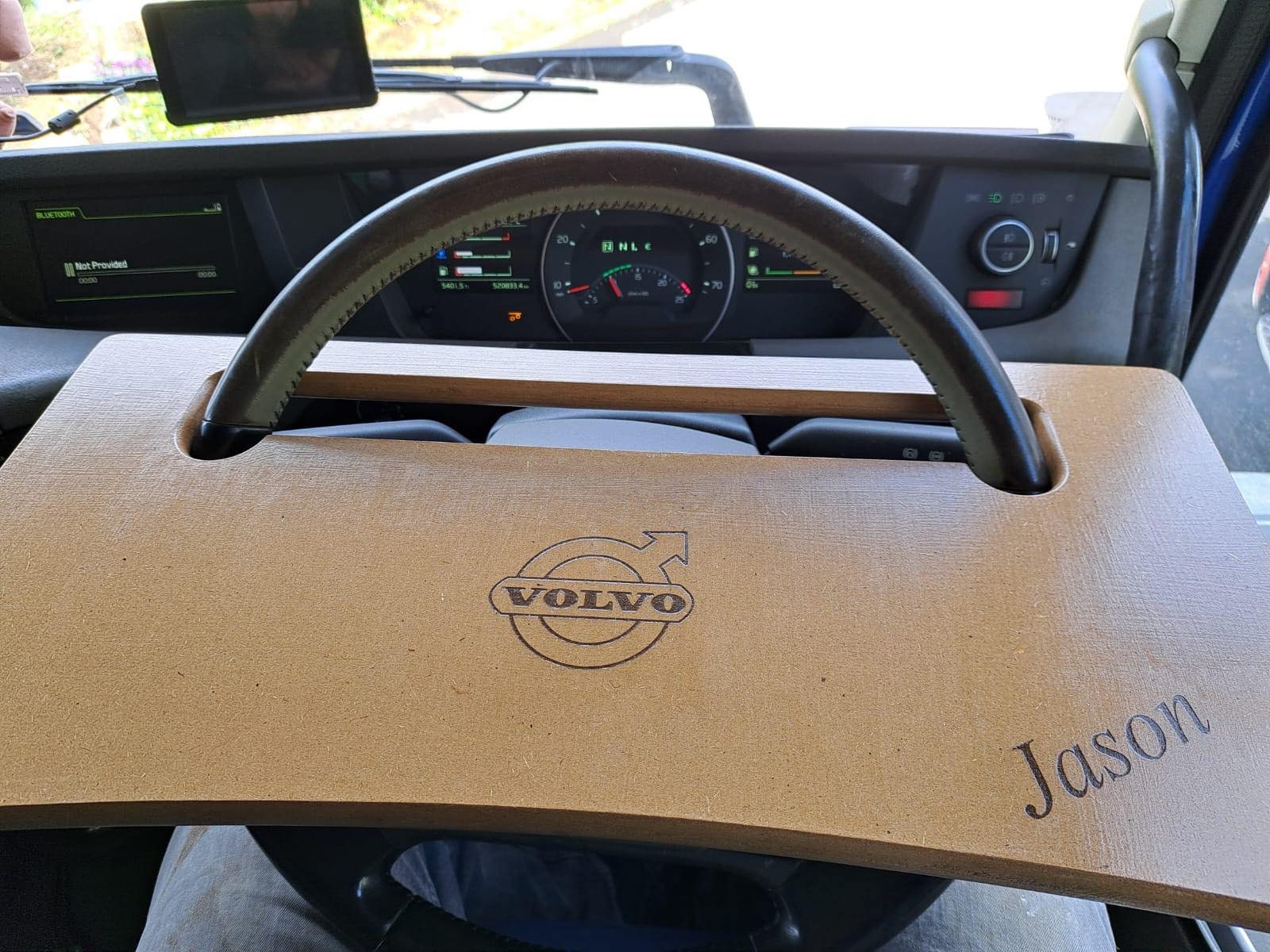 Truck steering wheel table store