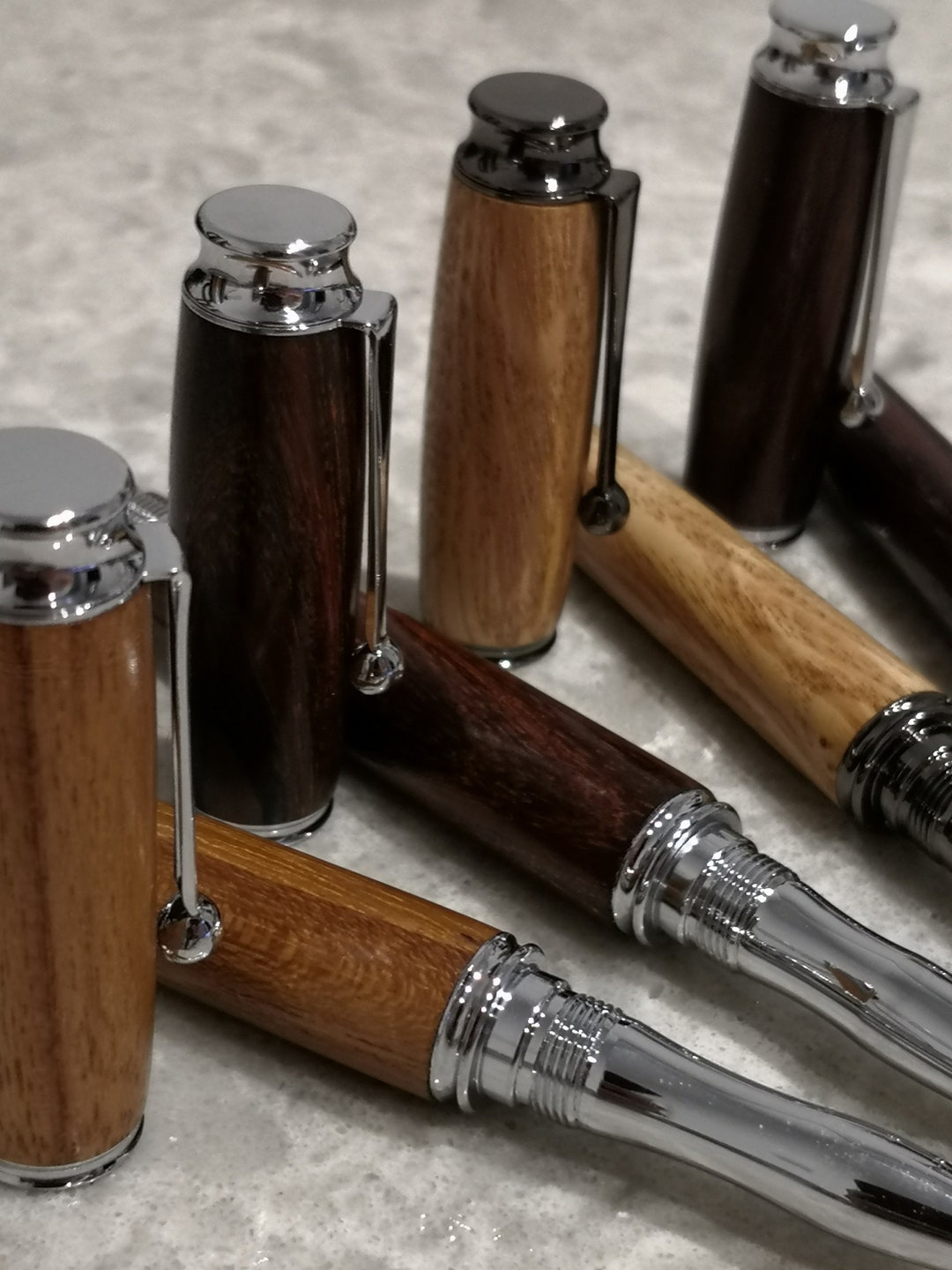Handmade Wood Ballpoint Pen - Custom Made to Order - Ideal Gift ...