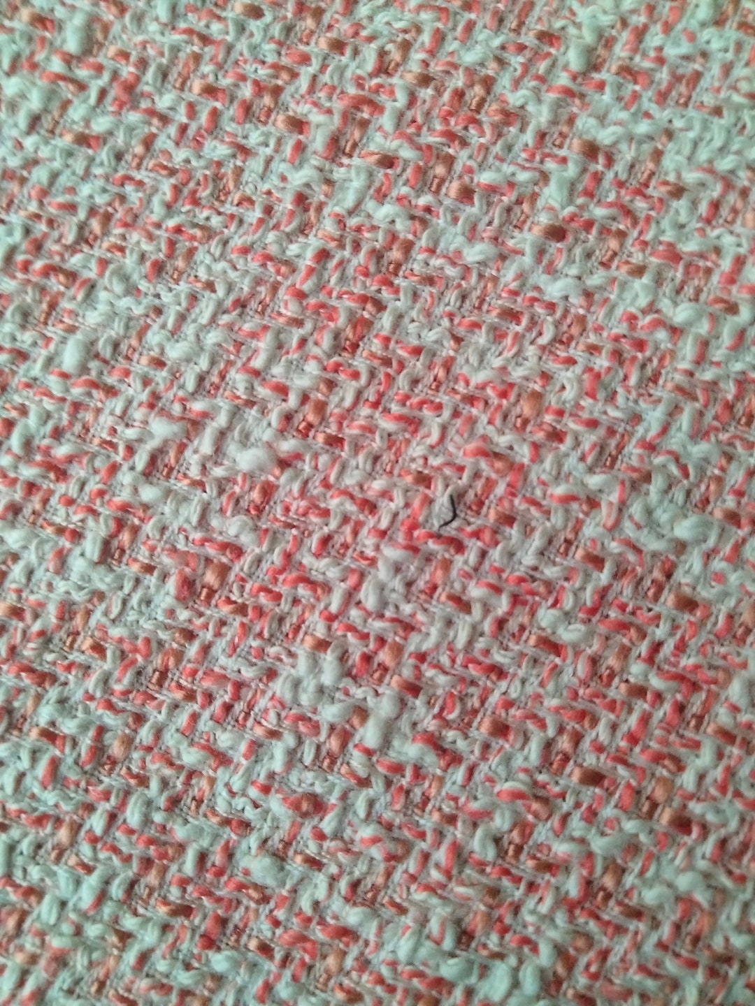 Pale Pink Tweed for Tailoring, Luxury Couture. Pink Fabric by the Meter ...
