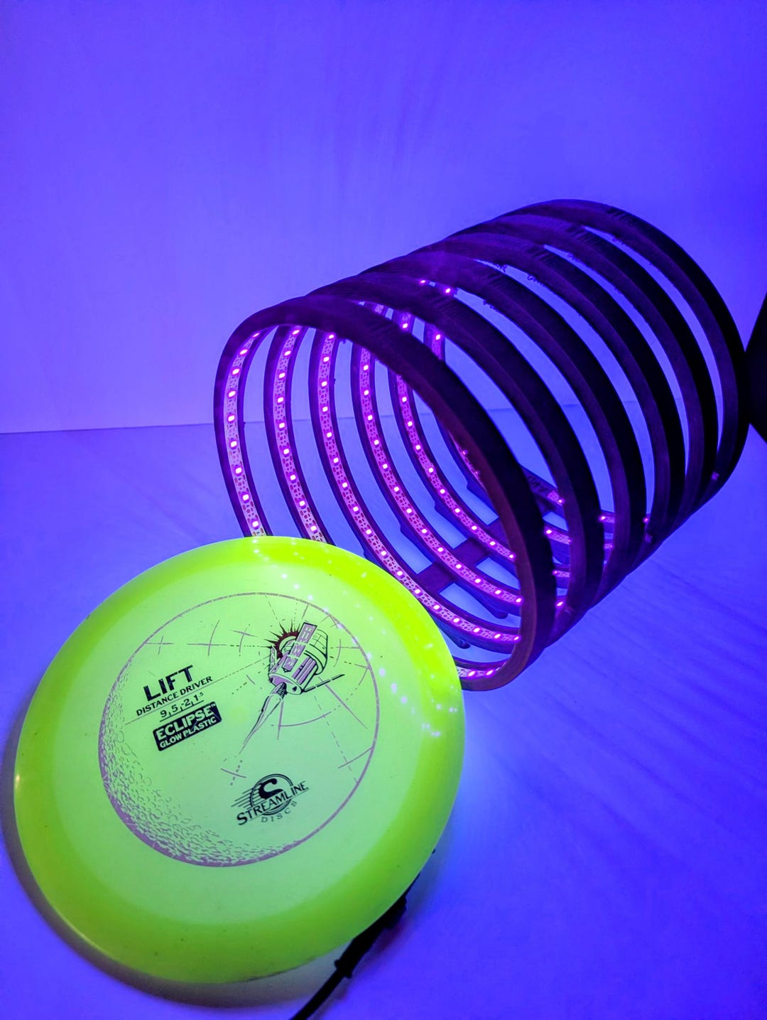 The HELIX Disc Golf Glow Charger UV Light - Etsy