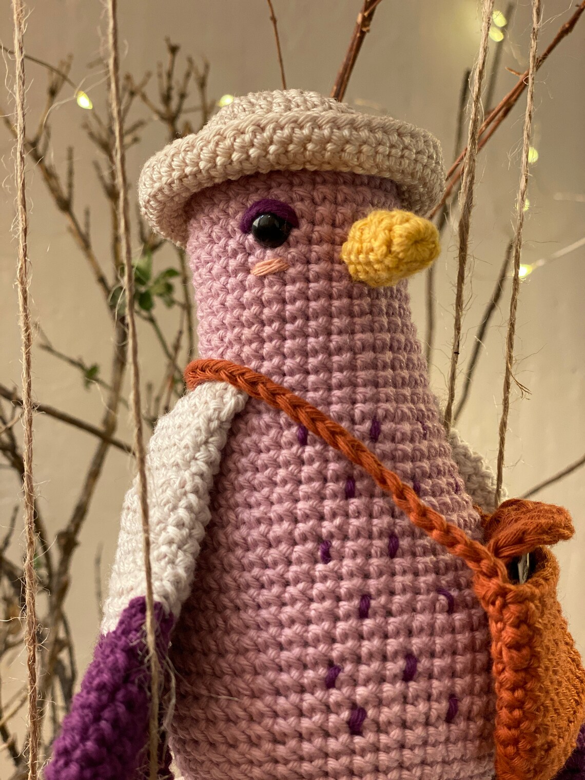 Telele the Messenger Pigeon Pdf Amigurumi Pattern - Etsy