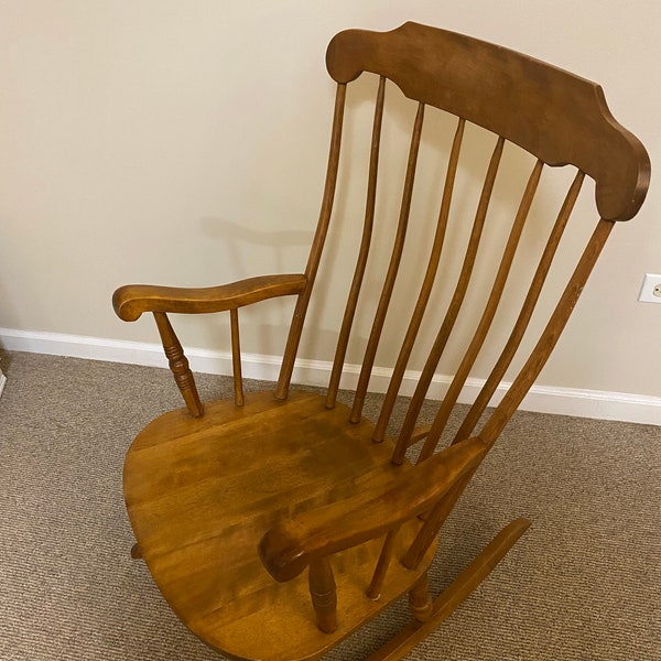 Painted Rocking Chair - Etsy