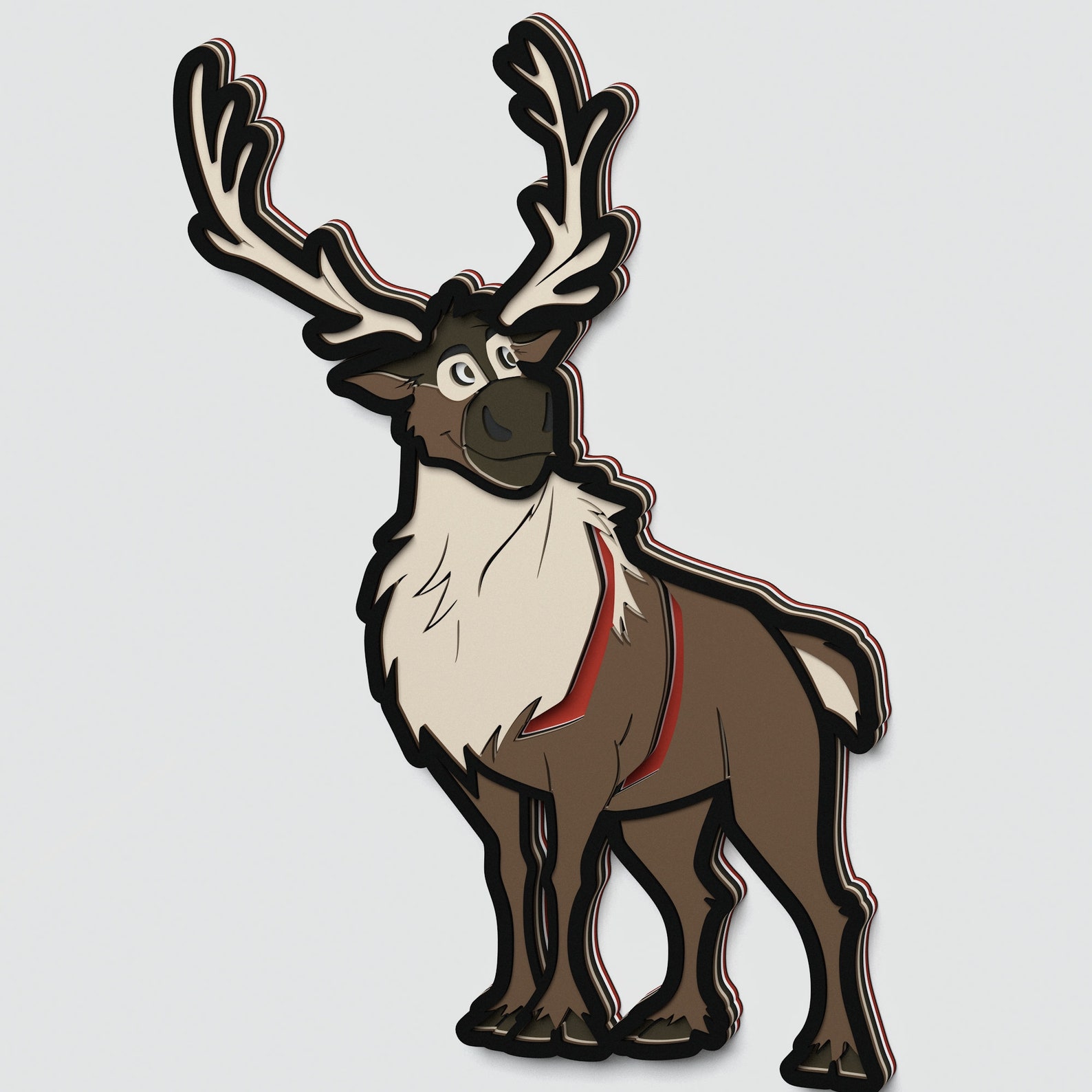 Multilayer Sven Design DXF SVG Vector Frozen Mandala file for | Etsy