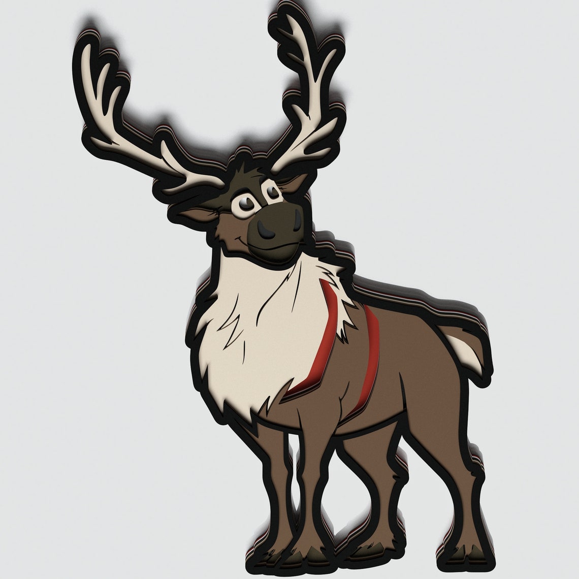 Multilayer Sven Design DXF SVG Vector Frozen Mandala file for | Etsy