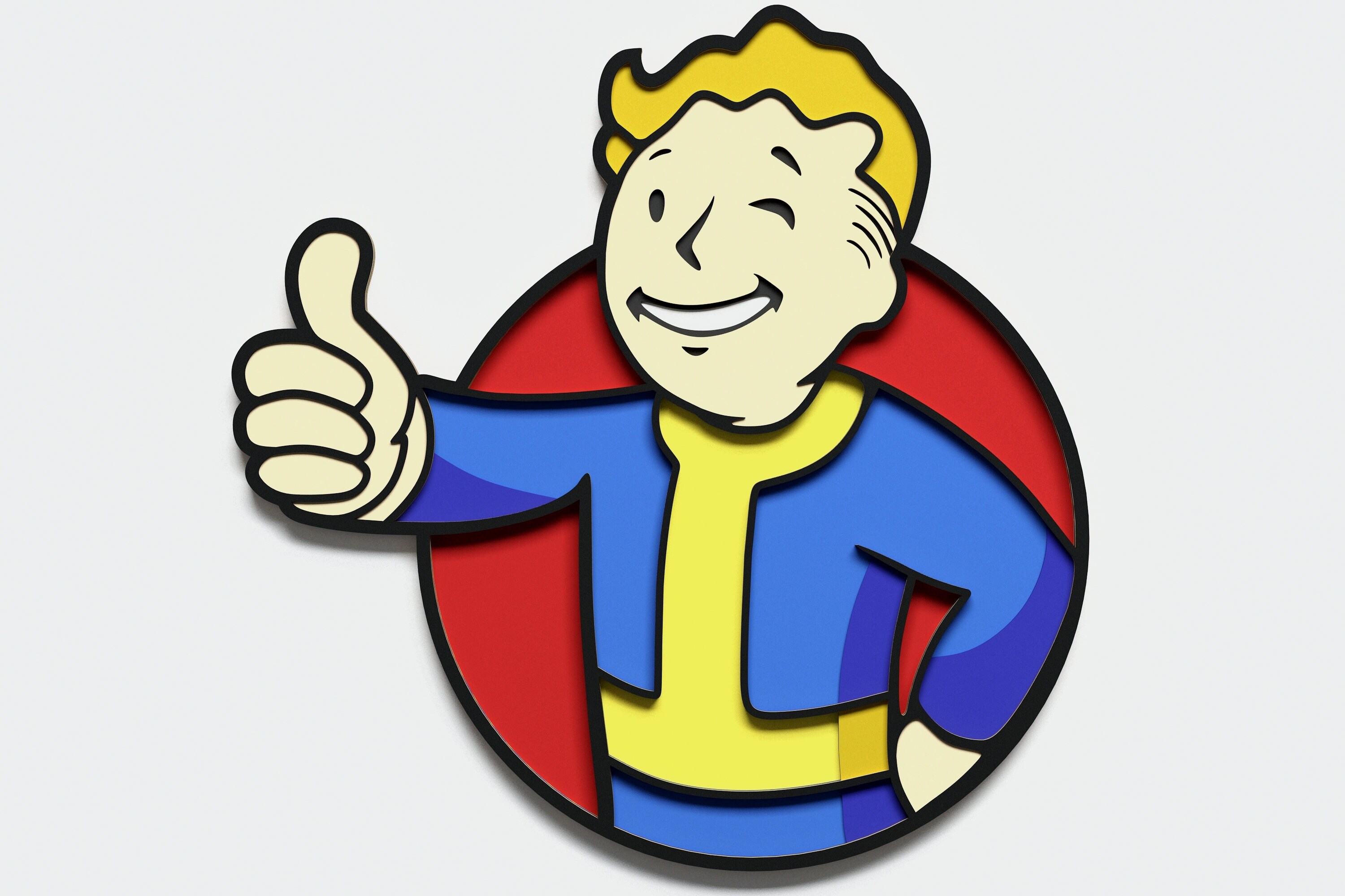 Multilayer Vault Boy Mandala DXF SVG Vector Vault Boy | Etsy