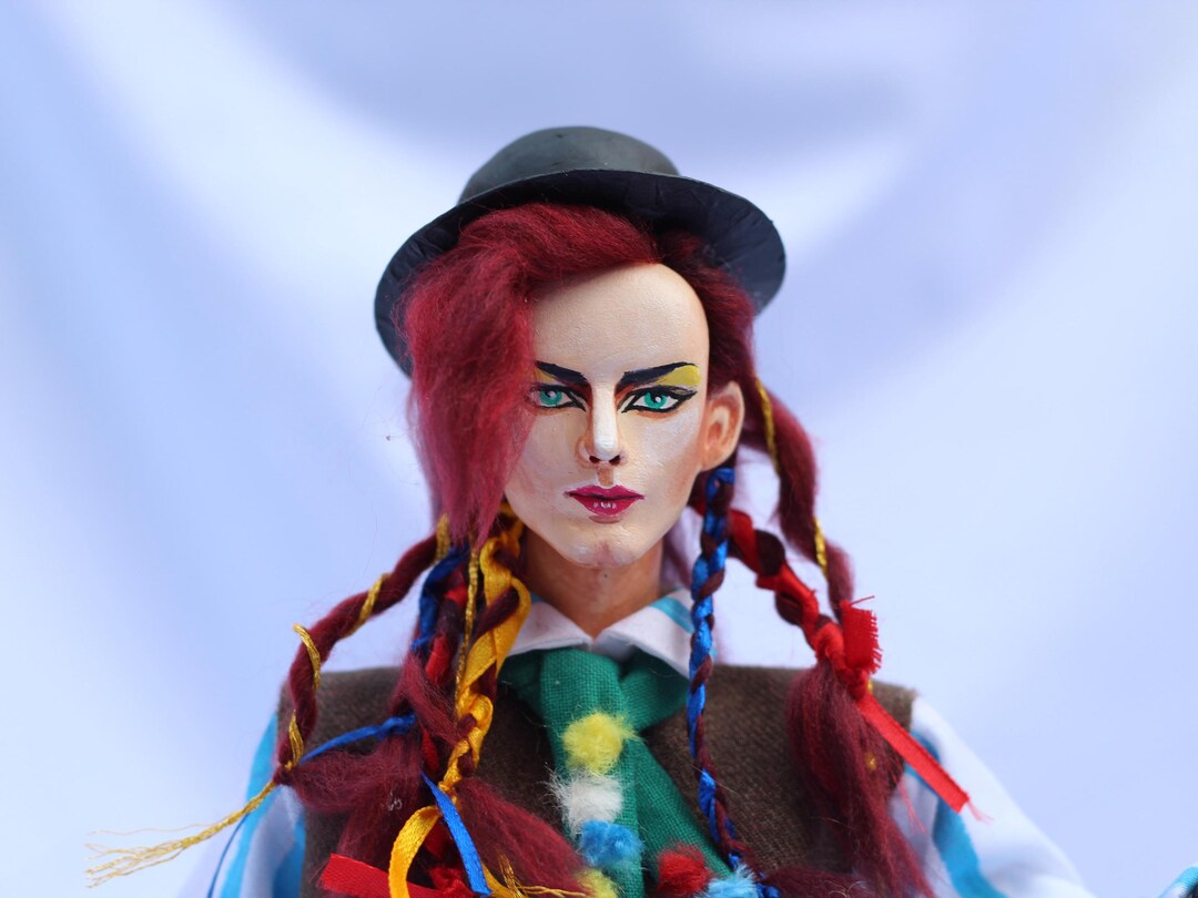 Boy George Art Doll – Handmade Articulated Collectible – Culture Club ...