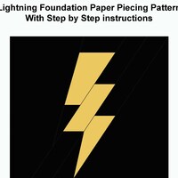 Checkered Lightning Bolt Seamless Pattern: Digital Fabric Paper ...