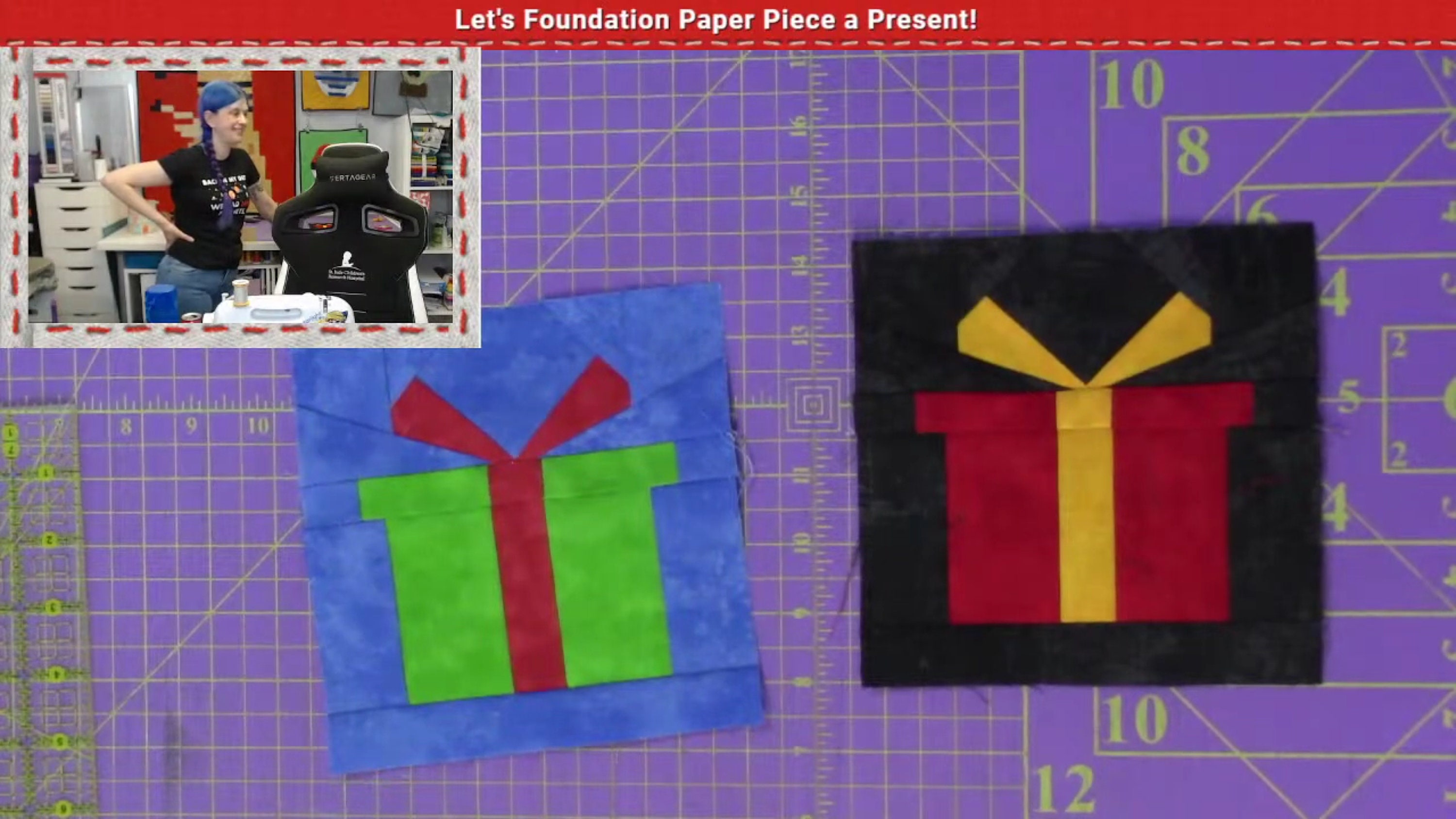 Present Foundation Paper Piecing Pattern FPP - Etsy