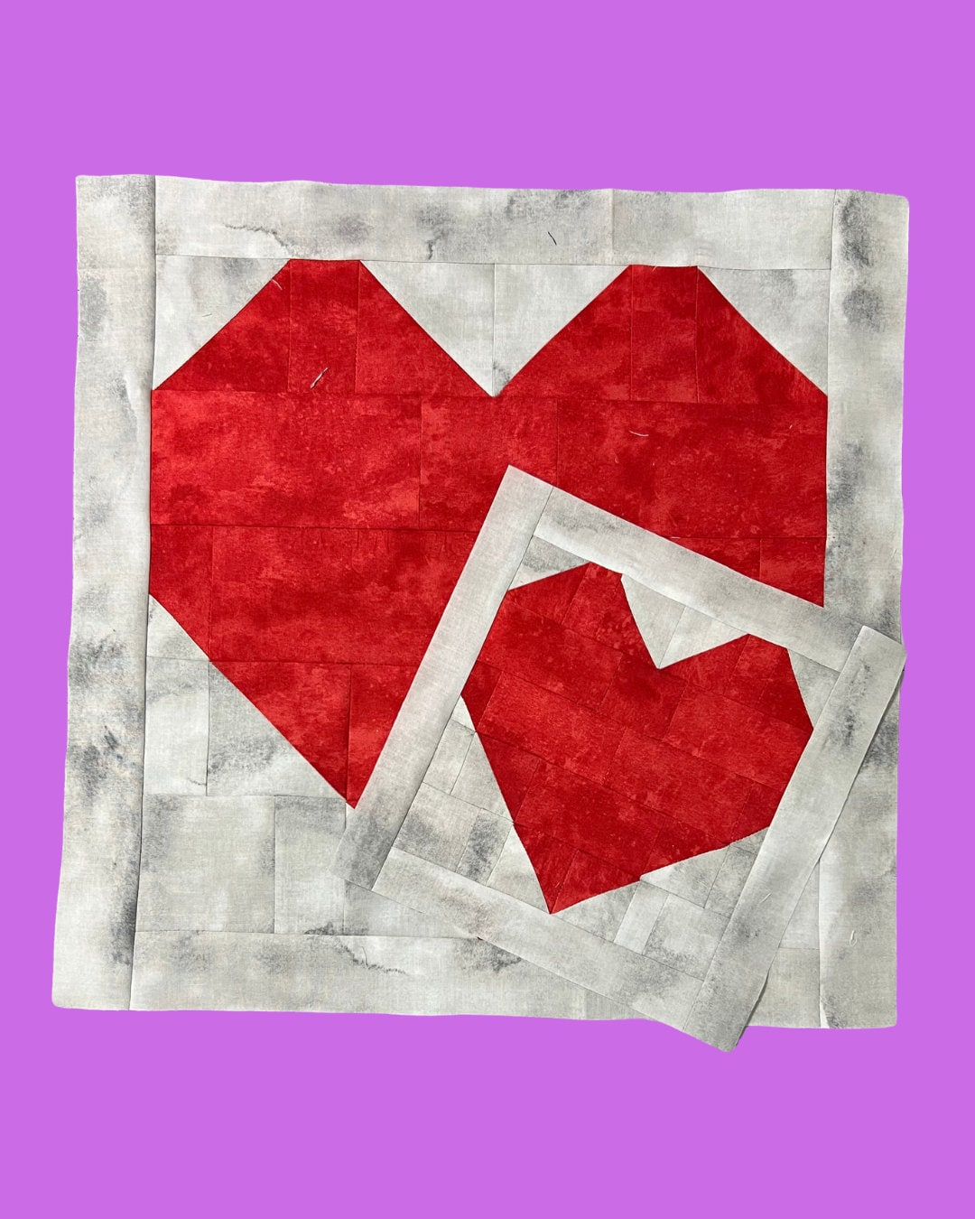 Heart Block in 2 Sizes 9 Inch and 18 Inch - PDF Pattern - Etsy