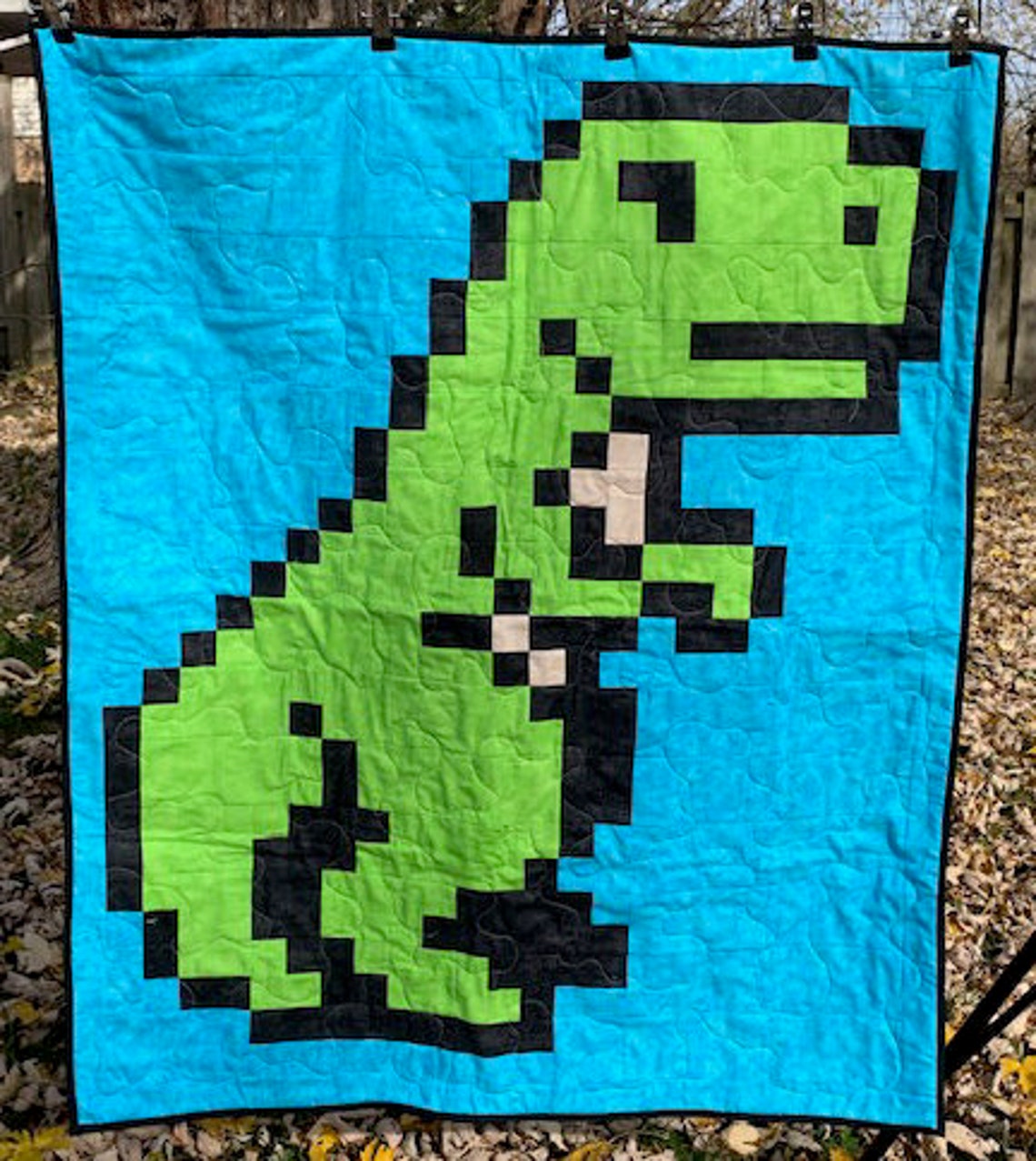 T-rex Lap Quilt Pattern PDF - Etsy