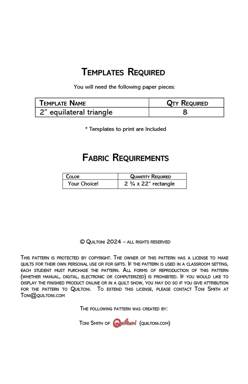 D8 EPP (hand Sewing) PDF Pattern (templates Included to Print) - Etsy