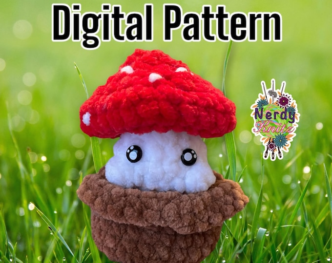 Mushroom Pop up Crochet Toy Mushie Pop Plush - Etsy