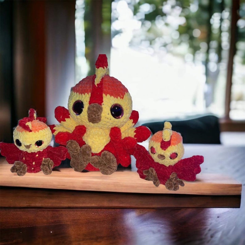 Mini Phoenix Crochet Pattern - Etsy