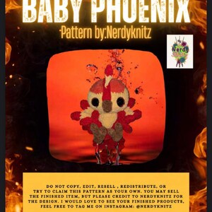Baby Phoenix Crochet Pattern With Mod - Etsy