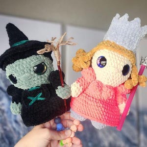 Glinda and Wicked Witch Crochet Pattern - Etsy