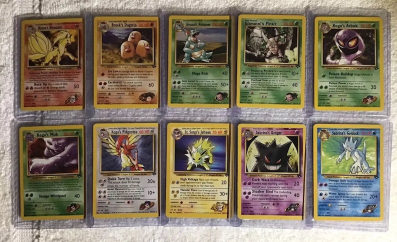 POKEMON Original Gym Challenge Set 132/132 Complete Vintage - Etsy