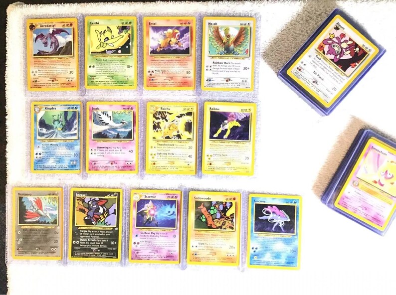 POKEMON Original Neo Revelation Set 64/64 Complete Vintage Set Includes ...
