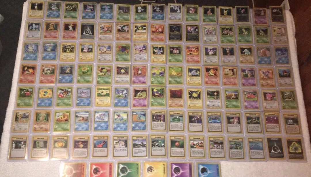 POKEMON Original Neo Genesis Set 111/111 Complete Vintage Set ...