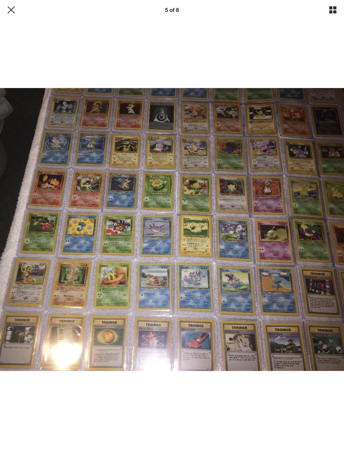 POKEMON Original Neo Genesis Set 111/111 Complete Vintage Set Includes ...