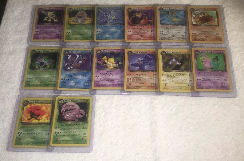 POKEMON Original Team Rocket Set 83/82 Complete Vintage Set Includes ...