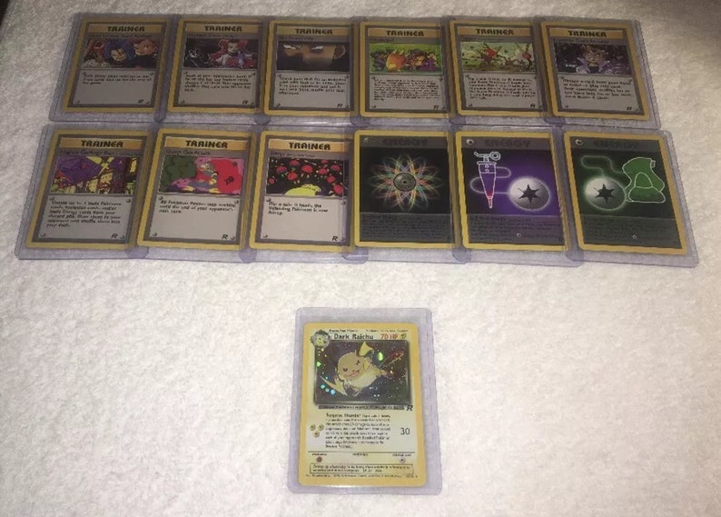 POKEMON Original Team Rocket Set 83/82 Complete Vintage Set Includes ...