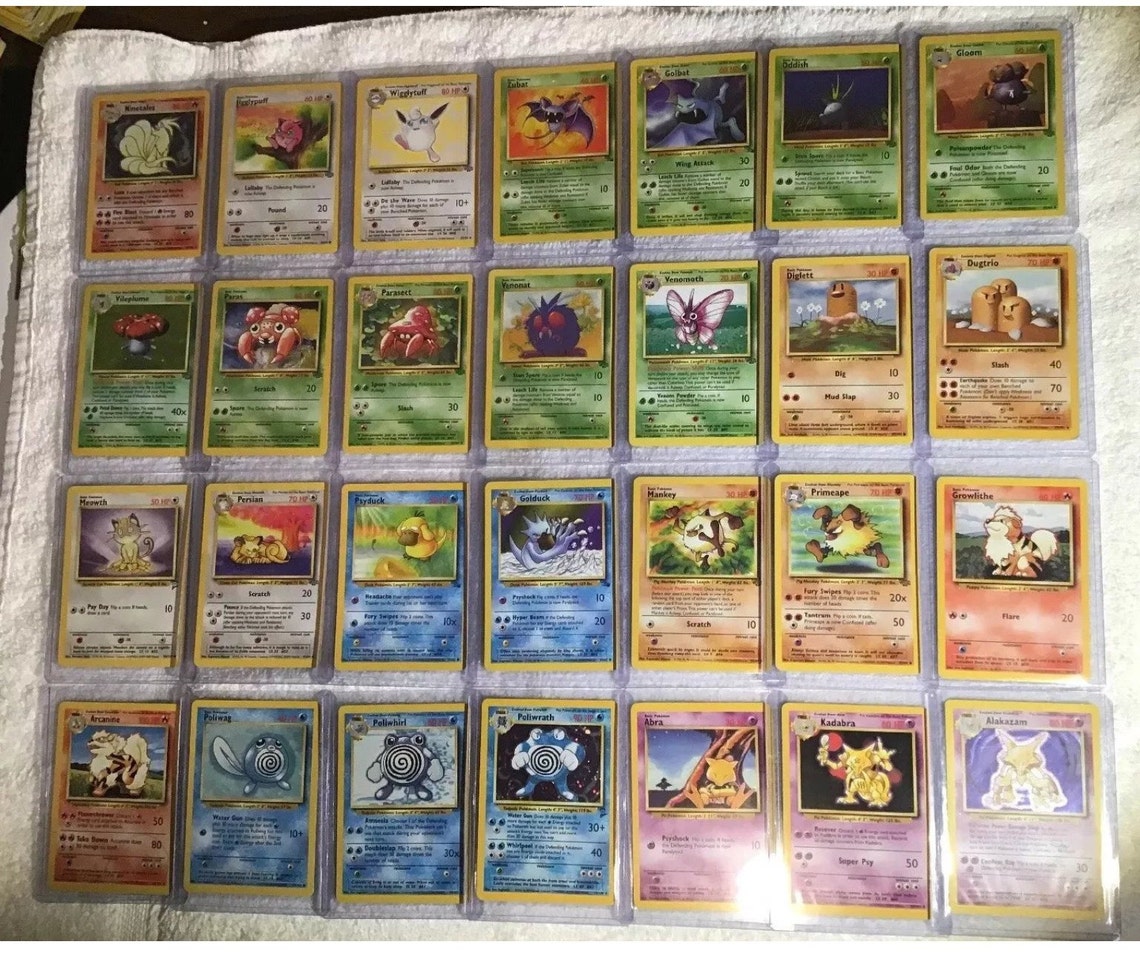 POKEMON 151 Set Complete 151 Original Base Set Jungle Set Fossil Set ...