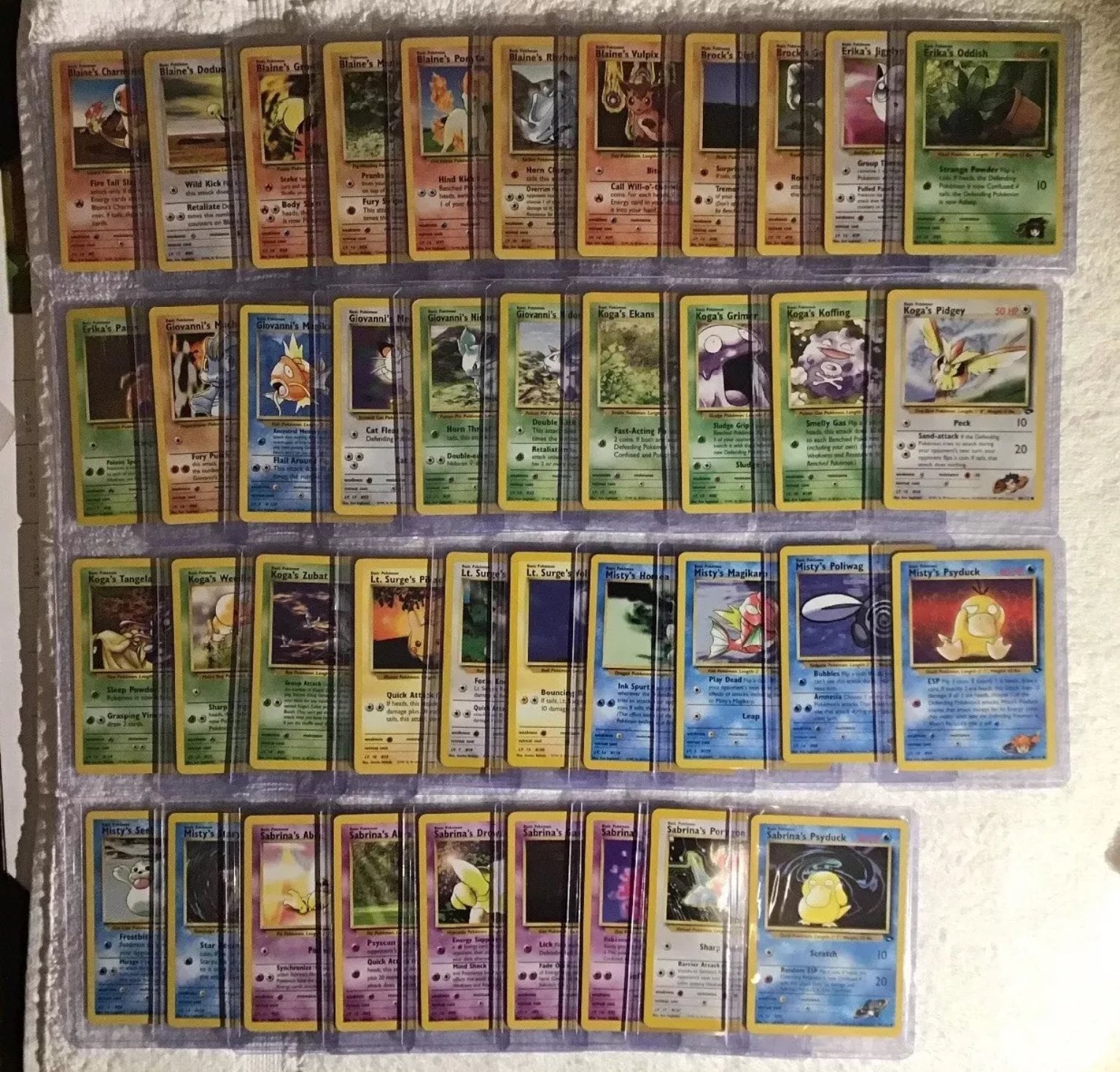 POKEMON Original Gym Challenge Set 132/132 Complete Vintage Set ...