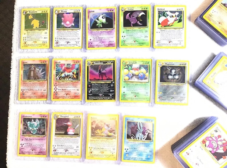 POKEMON Original Neo Revelation Set 64/64 Complete Vintage Set Includes ...