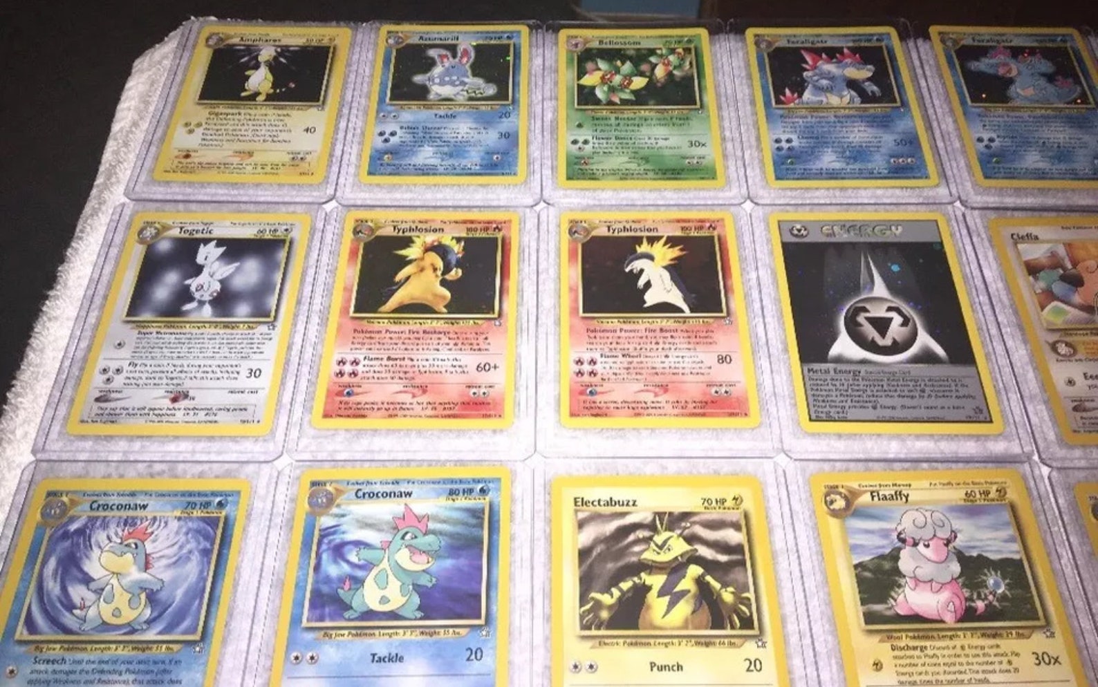 POKEMON Original Neo Genesis Set 111/111 Complete Vintage Set ...