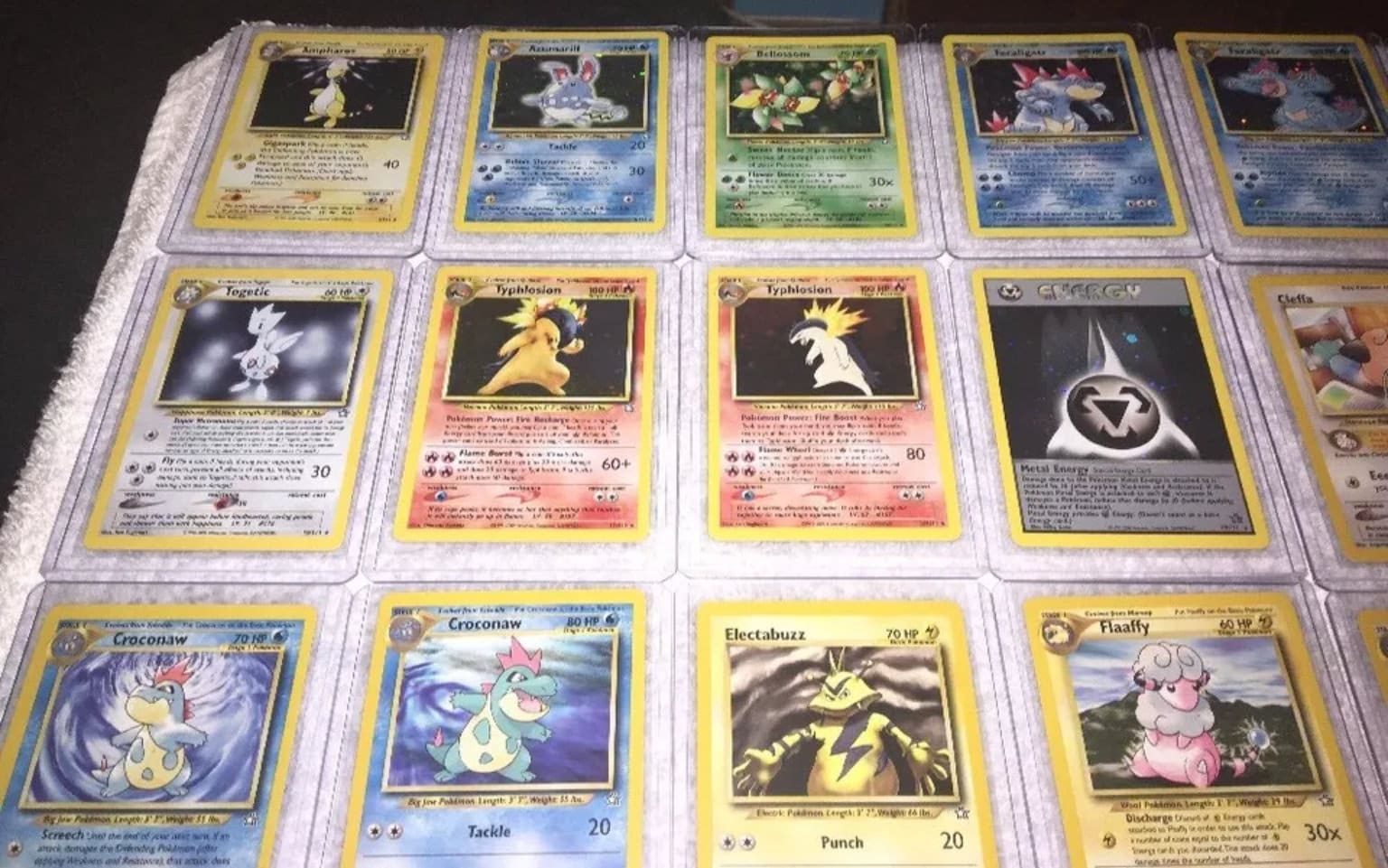 POKEMON Original Neo Genesis Set 111/111 Complete Vintage Set ...
