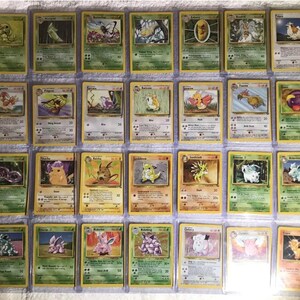 POKEMON 151 Set - Complete - 151 Original - Base Set - Jungle Set ...