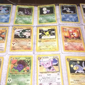 POKEMON Original Neo Genesis Set 111/111 Complete Vintage Set ...